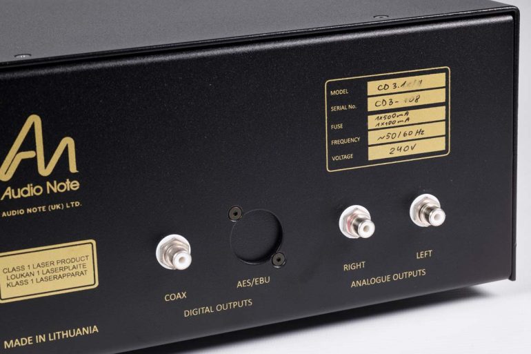 Audio Note CD 3.1x/II - Fidelity Magazine